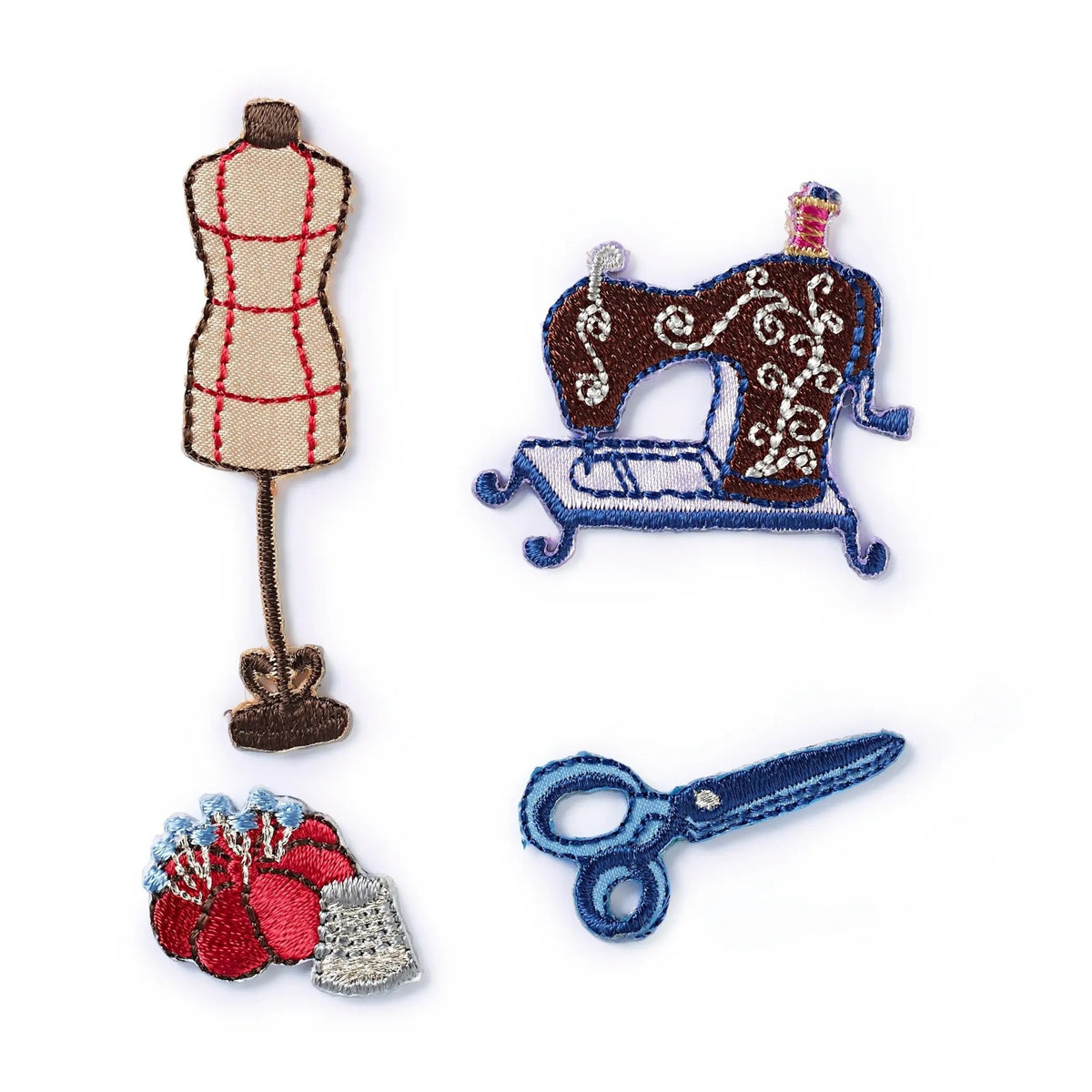 Prym Applique, Assorted Sewing Motifs, 4 pc | Handicraft