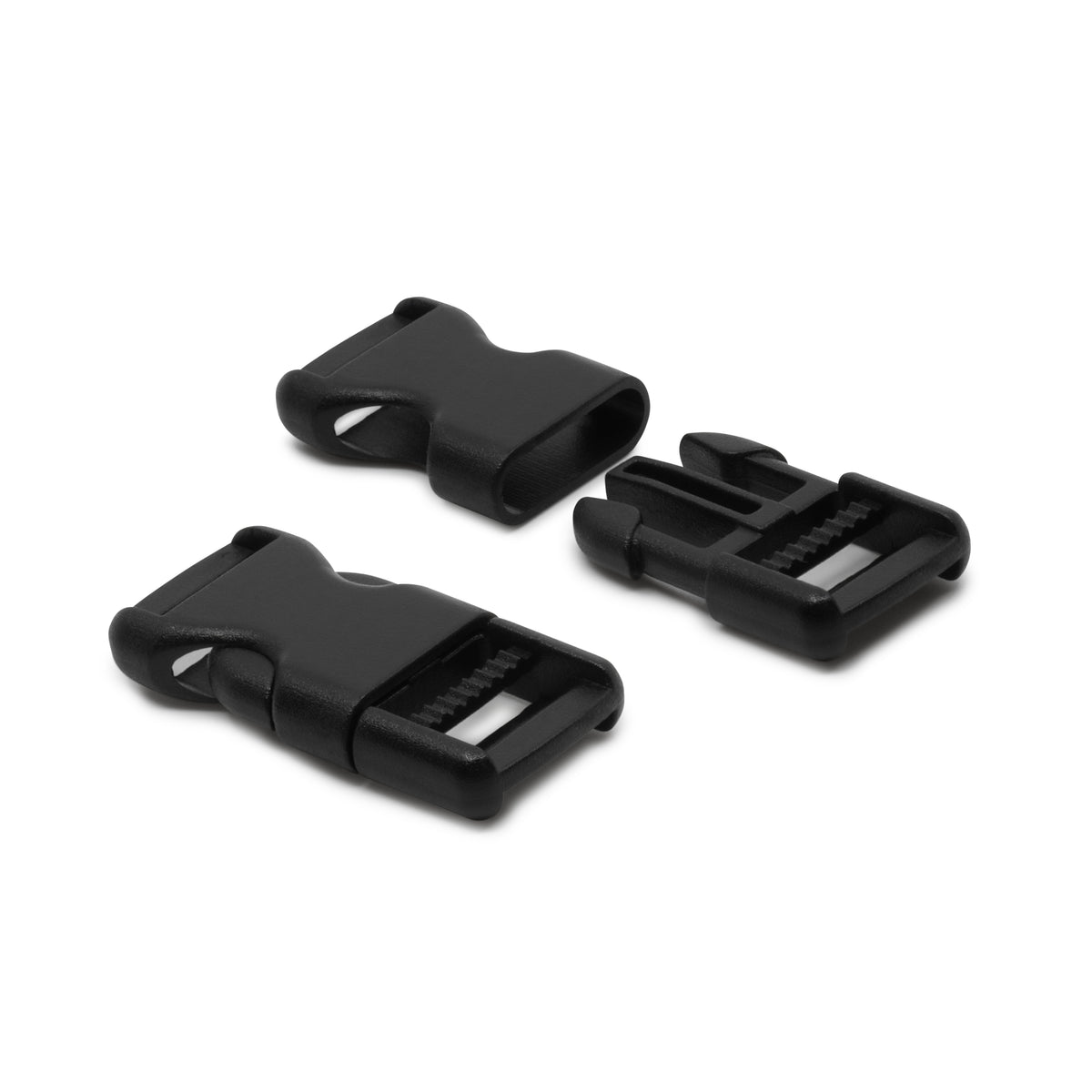 Dritz 1/2 inch Parachute Buckle, Black | Handicraft