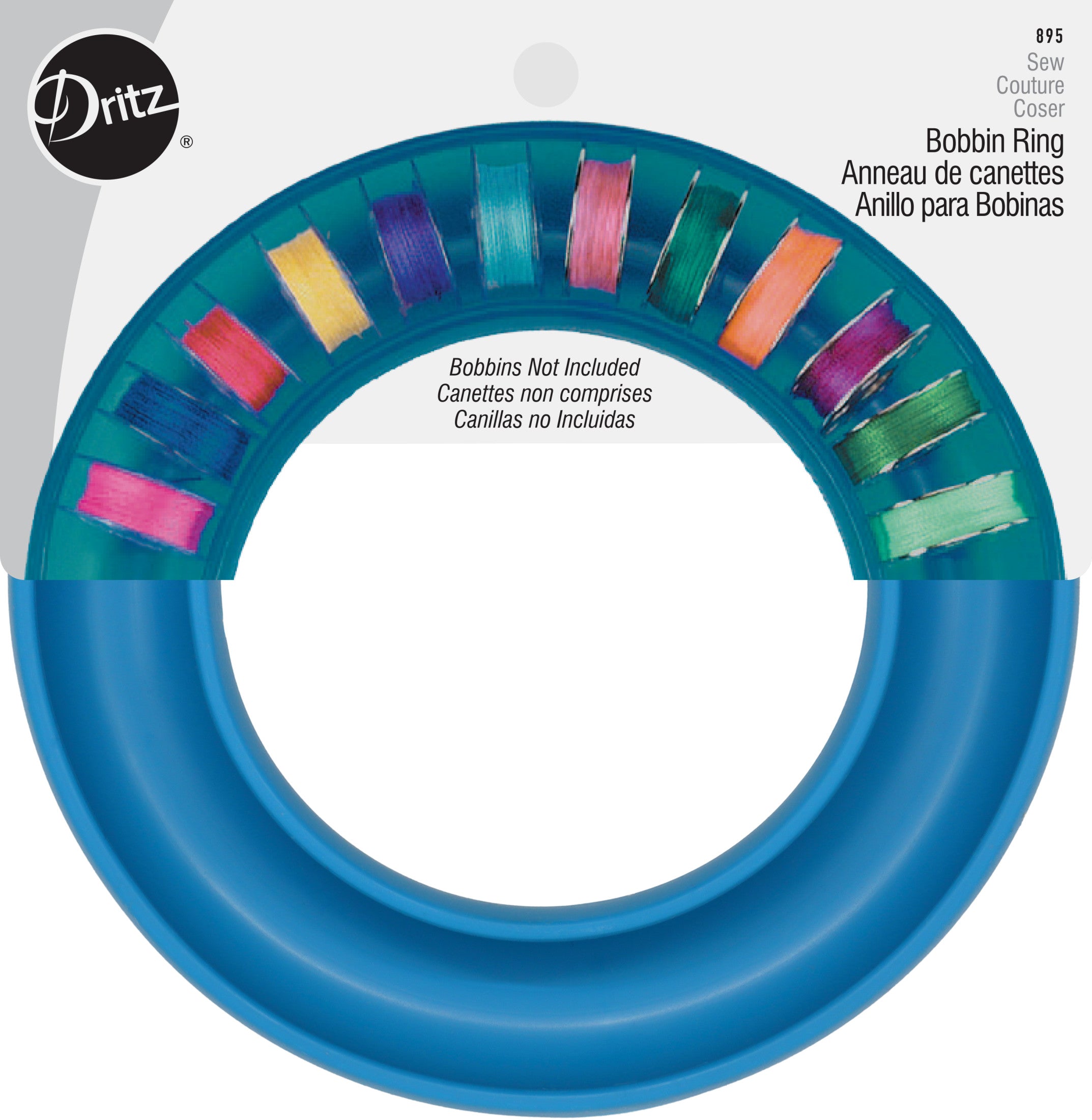 Dritz Bobbin Ring, Stores Over 20 Bobbins | Handicraft