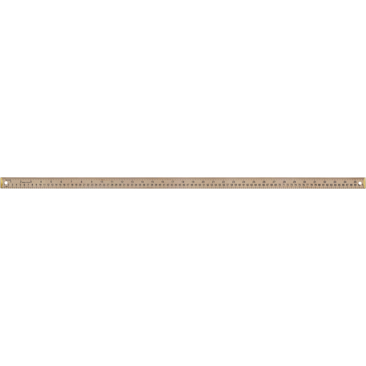 Dritz Wood Yardstick with Metal Tips | Handicraft